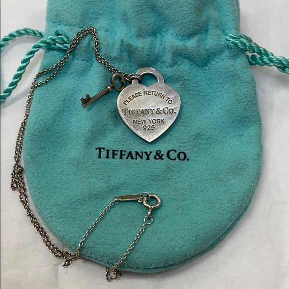 Jewelry | Authentic Tiffany Pendant Heart Keys Pendant | Poshmark
